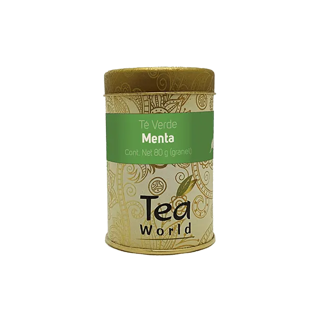 Té Verde con Menta 80g – Digestivo, Diurético y Refrescante