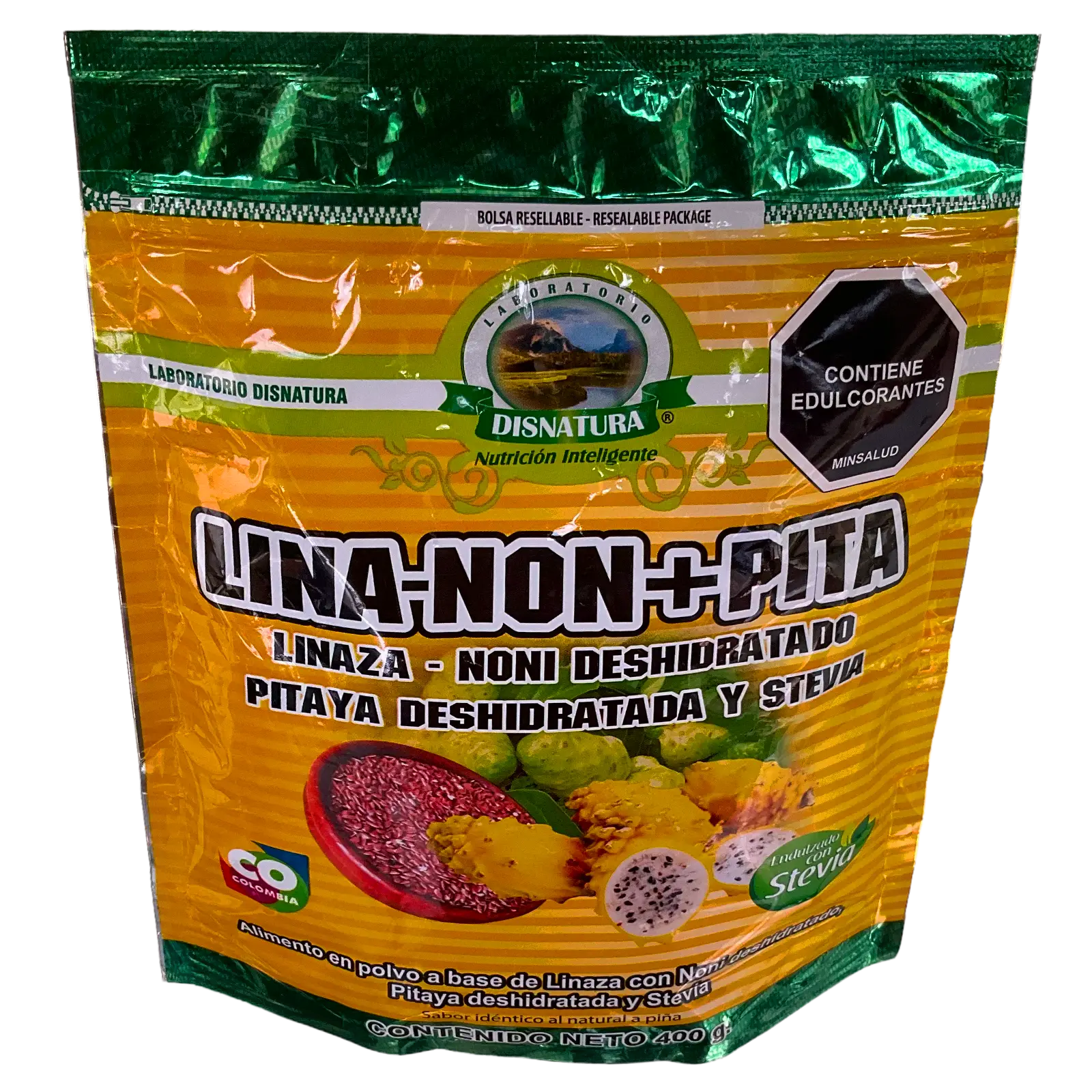 Linaza Noni Pitaya 400 gr – Fibra Natural para el Colon y Digestión ...
