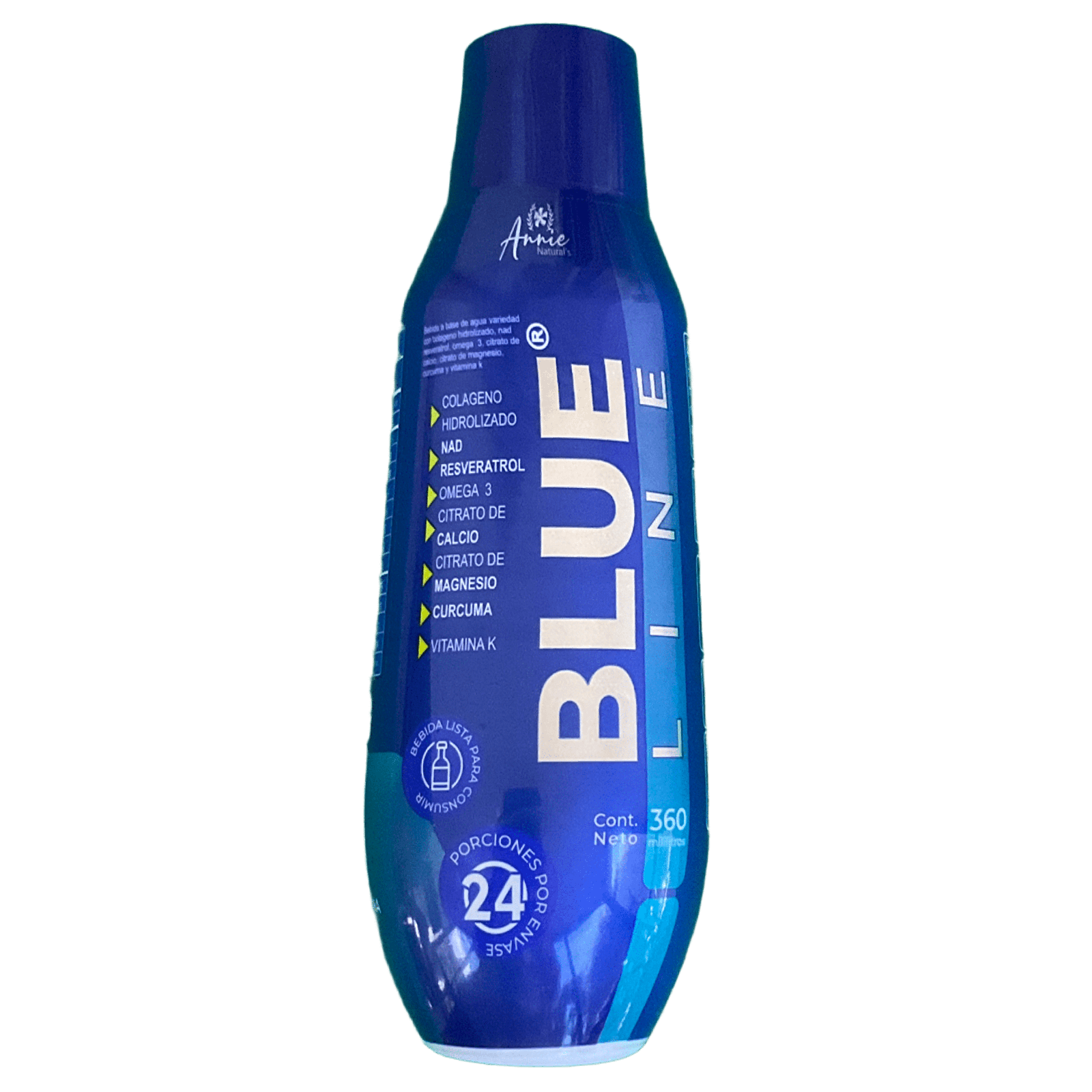 Blue Line Bebida con Malta, Colágeno, Calcio, Magnesio y Vitamina D3 ...